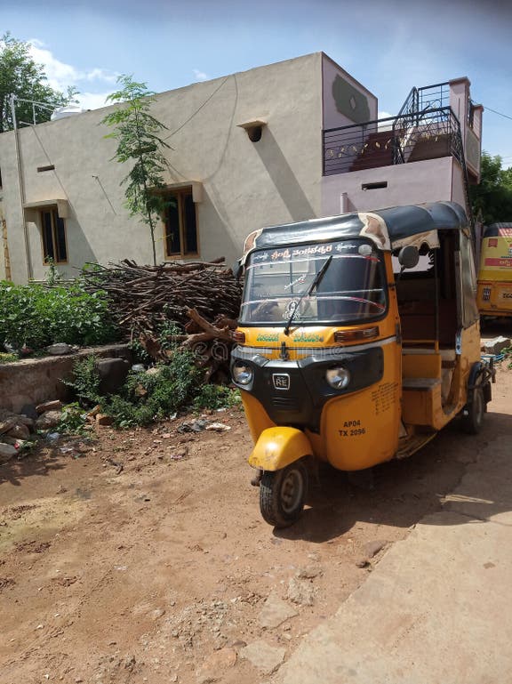 A Three Wheeler Auto Using for Transport Editorial Photo - Image of ...