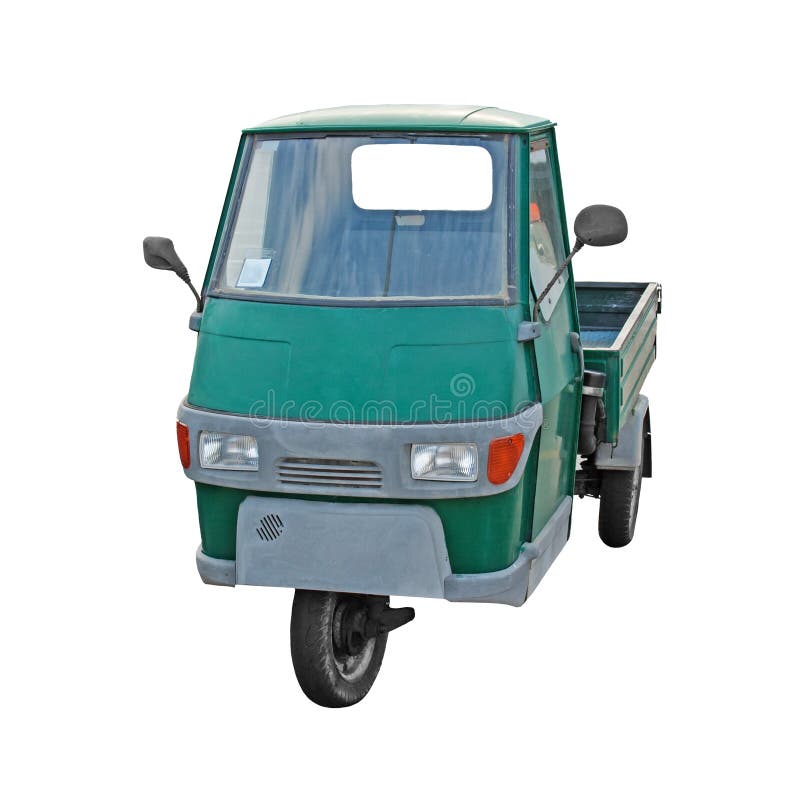 An old three wheeler stock photo. Image of daylight, rusty - 26350562