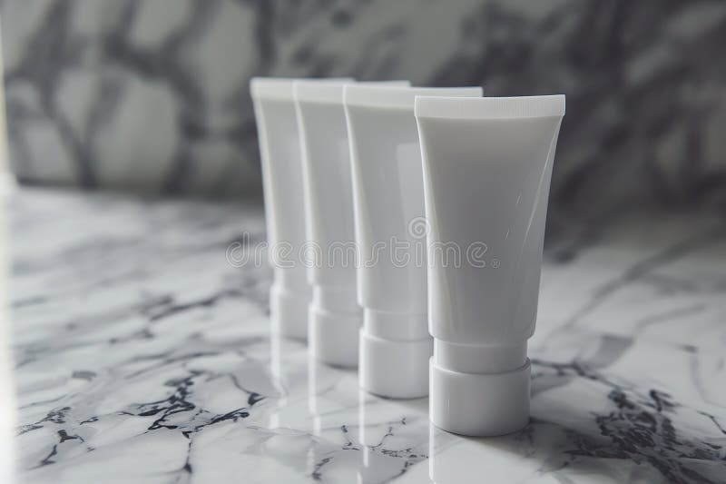 White tubes on Marble stock illustration. Illustration of grey - 334388977
