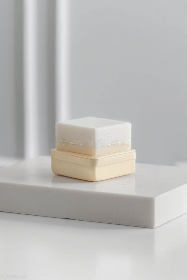 Three White Storage Boxes Placed on a Table, Suitable for Office or ...