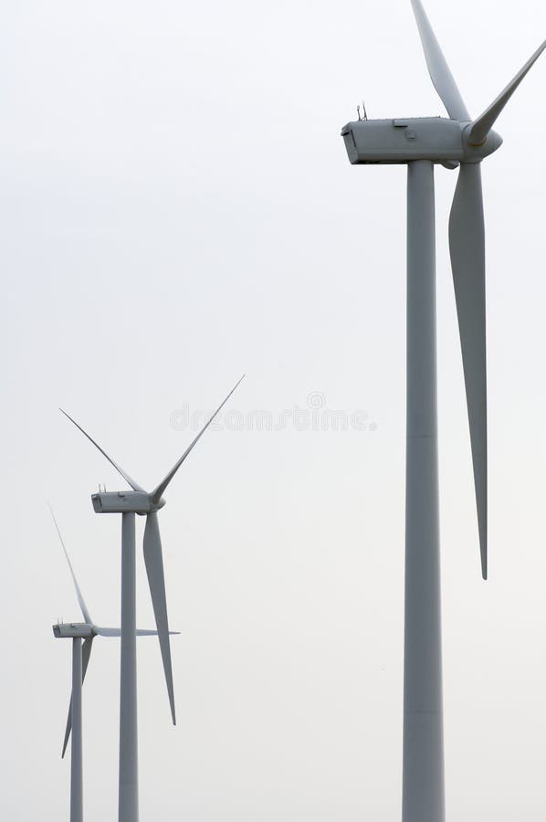 Three windmills stock photo. Image of future, equipment - 12141078