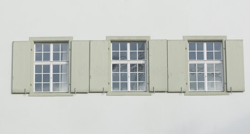 Three windows stock image. Image of gray, glass, white - 11294209