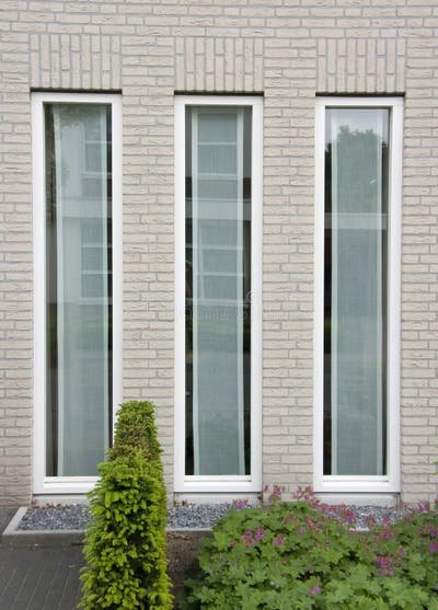 Three windows stock photo. Image of small, modern, shades - 5264972