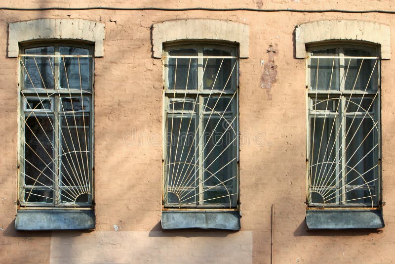 Three windows stock photo. Image of house, construct, dutch - 5265002