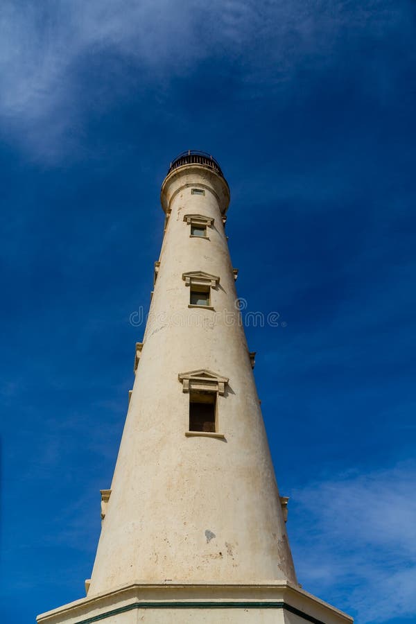Three Windows in Aruba Lighthouse Stock Photo - Image of travel, beacon ...