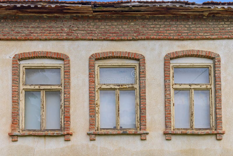 Three Windows Building stock photo. Image of architecture - 249595004