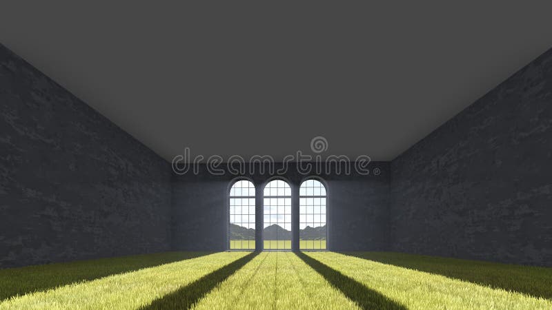 Set of three windows stock illustration. Illustration of machinery ...