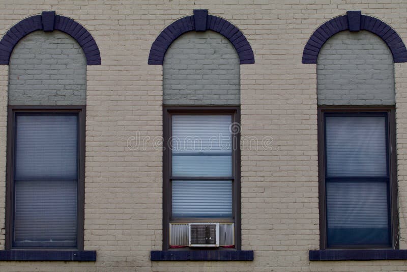 Three windows stock image. Image of history, landmark - 98272035