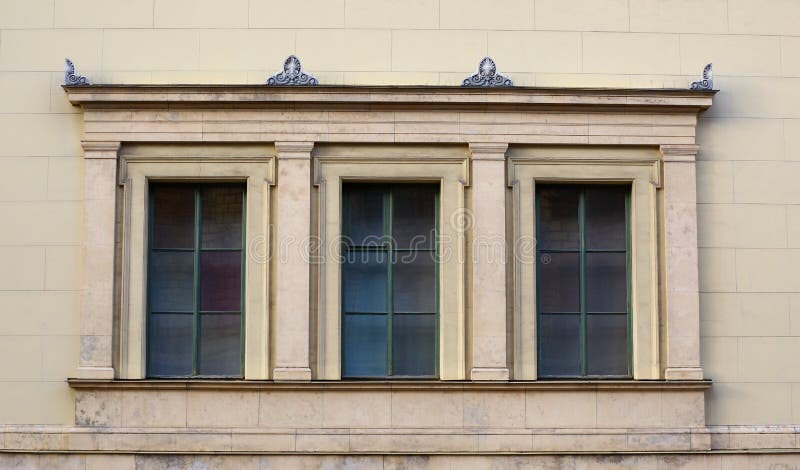 Windows on the Facade of a Modern Apartment Building Under Construction ...