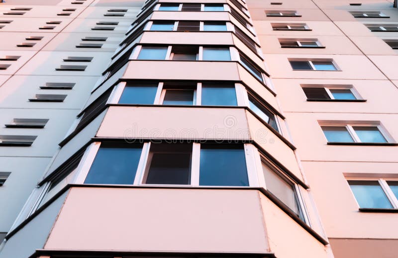 Three Windows on the Wall, the Texture of the Window Background. Stock ...