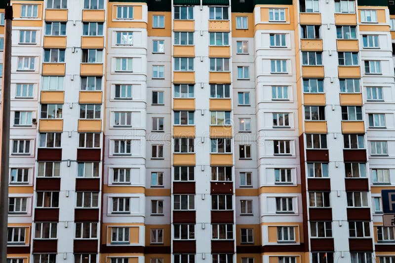 Three Windows on the Wall, the Texture of the Window Background. Stock ...