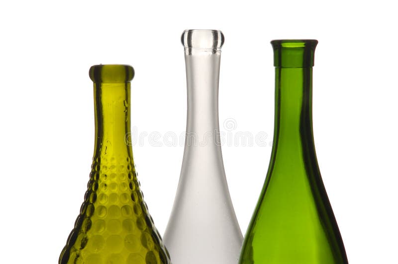 Three wine bottles stock photo. Image of curve, bingo - 7145592