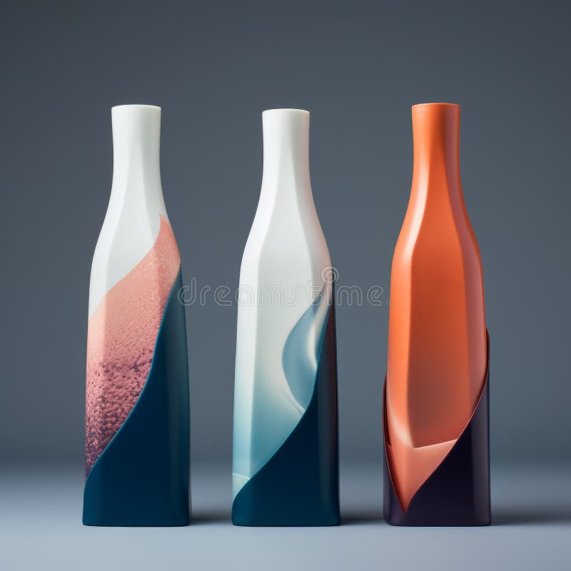 Award-winning Minimalist Wine Bottles with Dynamic Color-field Design ...