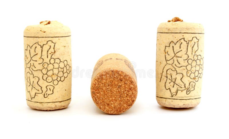 Three wine corks stock photo. Image of perpendicular - 39785908