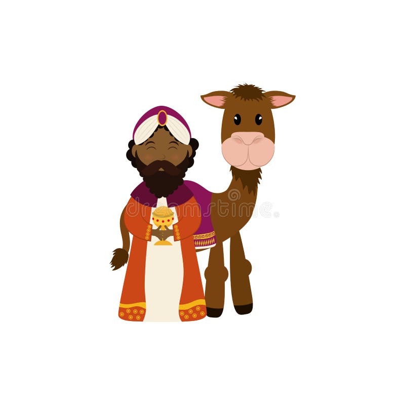 Three wise man cartoon stock illustration. Illustration of holiday ...