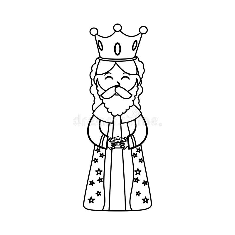 Three wise man cartoon stock illustration. Illustration of nativity ...