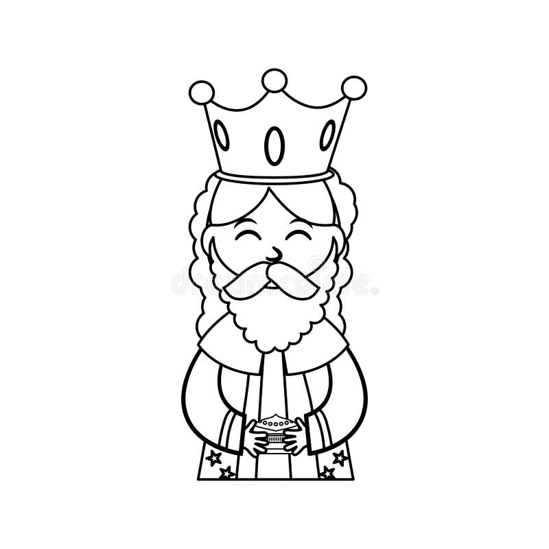 Three wise man cartoon stock illustration. Illustration of balthasar ...