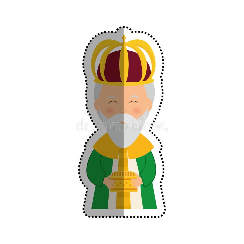 Three wise man cartoon stock illustration. Illustration of kings - 85481315