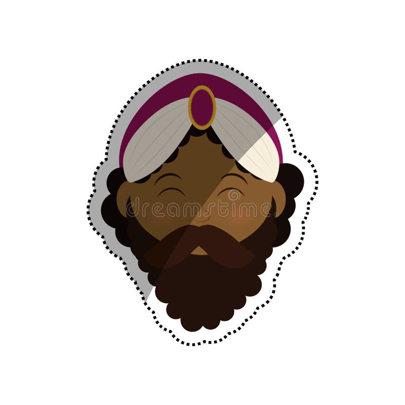Three wise man cartoon stock illustration. Illustration of head - 85481594