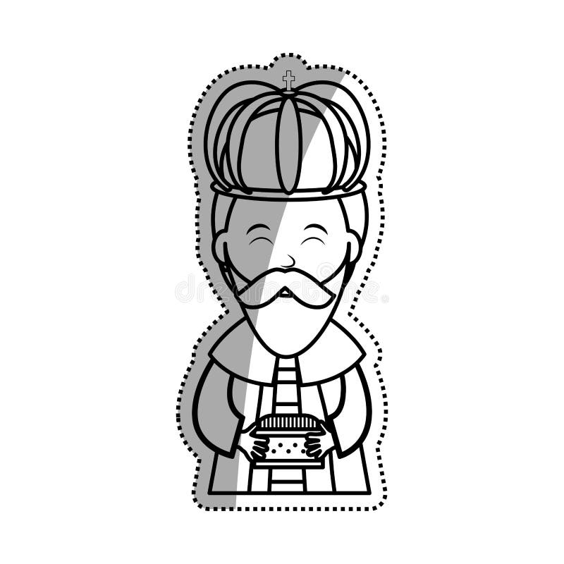Three wise man cartoon stock illustration. Illustration of history ...