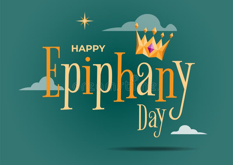 Three Wise Men Crowns on Epiphany Day Vector Illustration Stock Vector ...