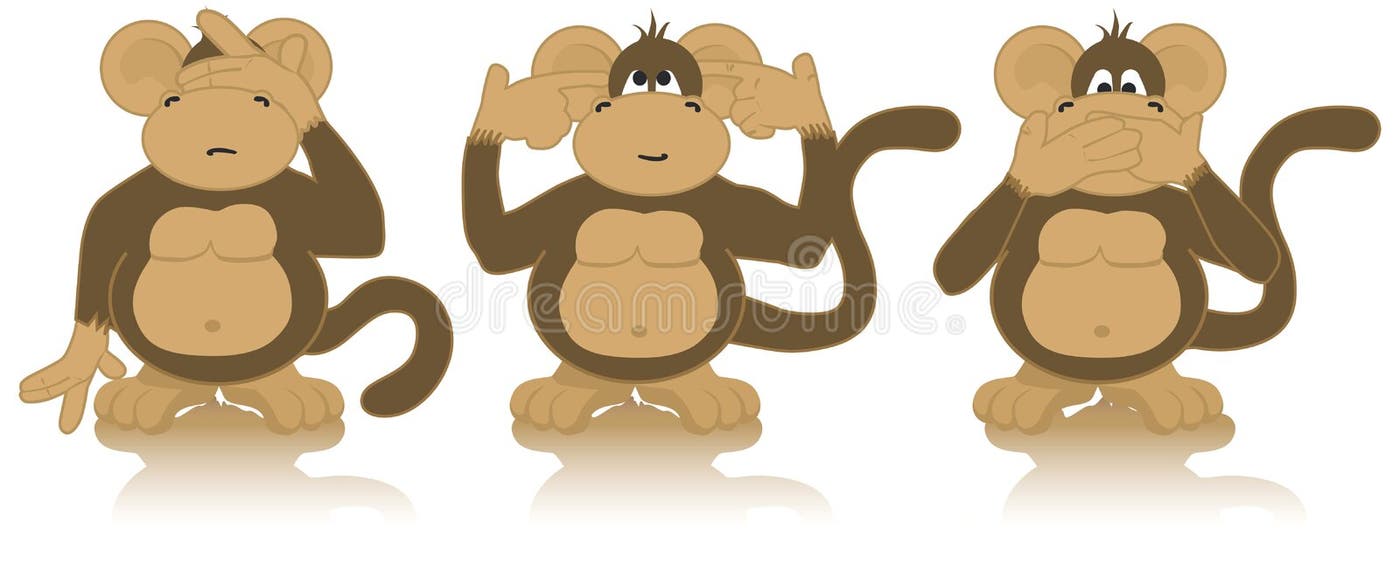 Three Monkey Stock Illustrations – 1,879 Three Monkey Stock ...