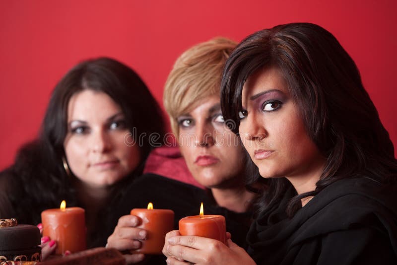 Three Witches stock photo. Image of beautiful, latina - 20691996