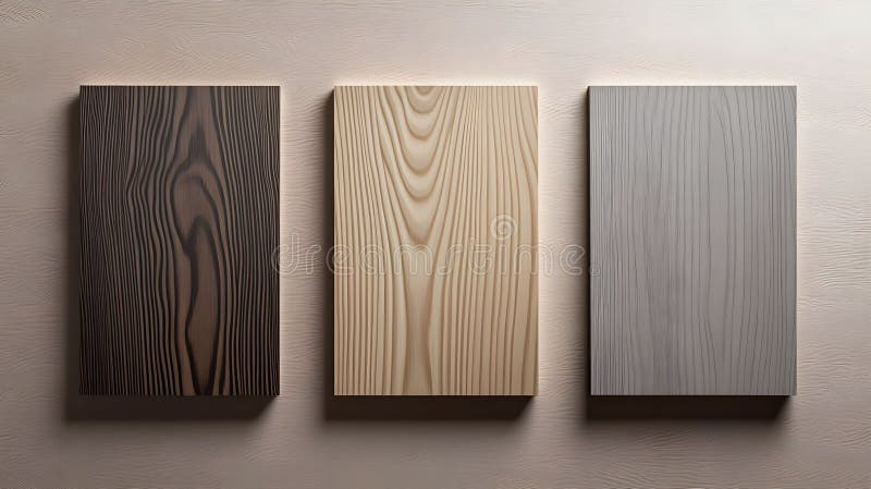 Different Types of Wood Samples Showcasing Grain Patterns and Colors on ...
