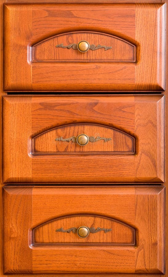 Three wooden drawers stock photo. Image of furniture - 13573856