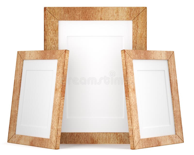 Three Empty Wooden Frames Stock Illustrations – 623 Three Empty Wooden ...
