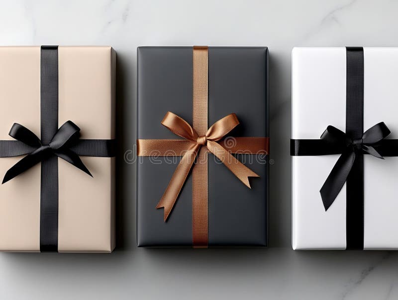 Three Elegant Black Bows White Background Stock Photos - Free & Royalty ...