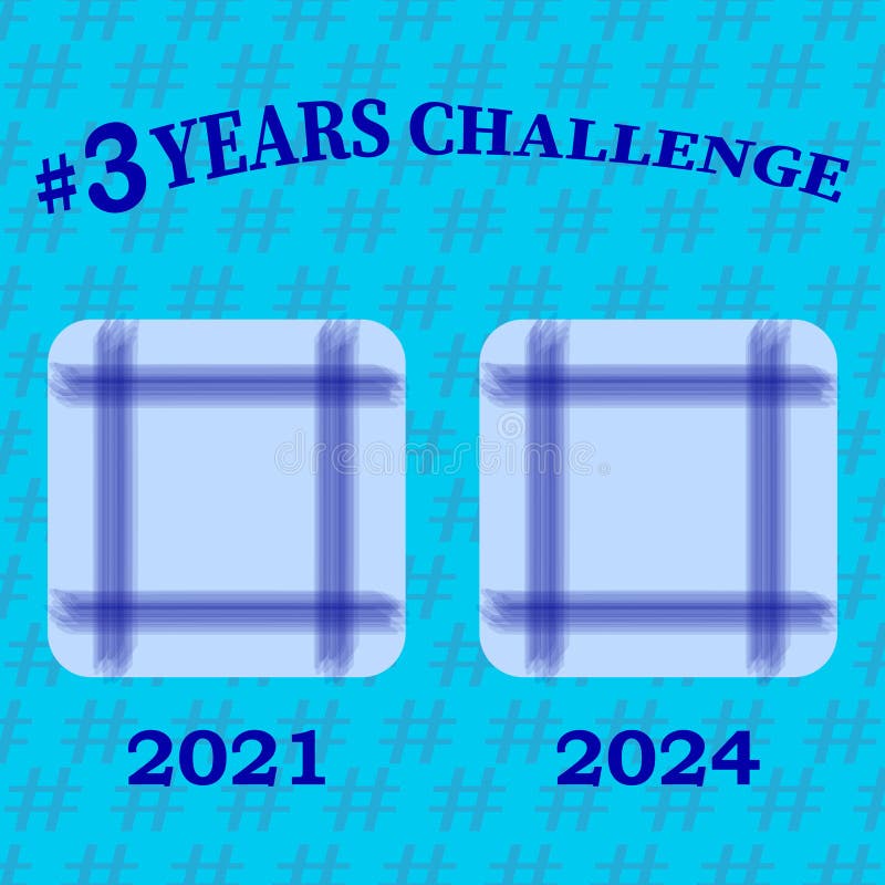 Three Years Evolution. Hashtag Transition Representation. Transparent ...