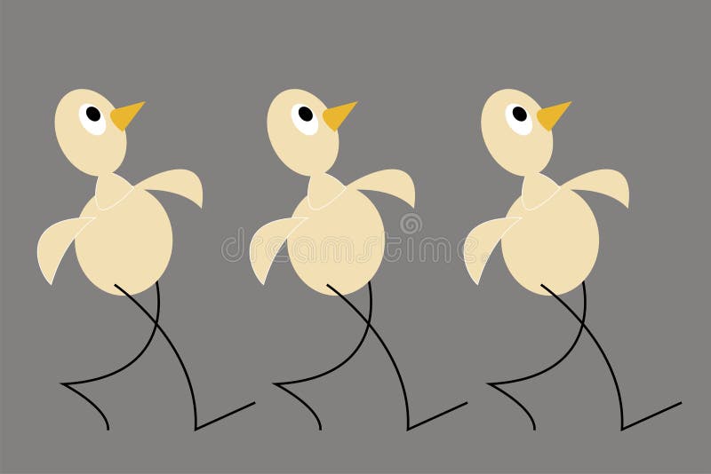 Three Chicken Gray Background Stock Illustrations – 138 Three Chicken ...