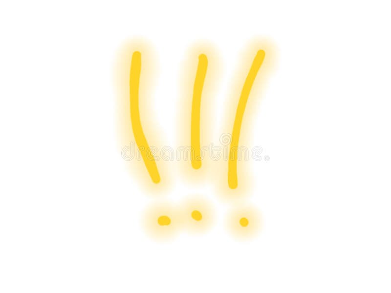 Yellow Exclamation Caution Sign or Warning Symbol Print Screen on Round ...