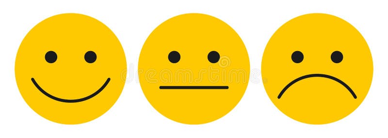 Three Yellow Smilies - Vector Stock Vector - Illustration of medium ...