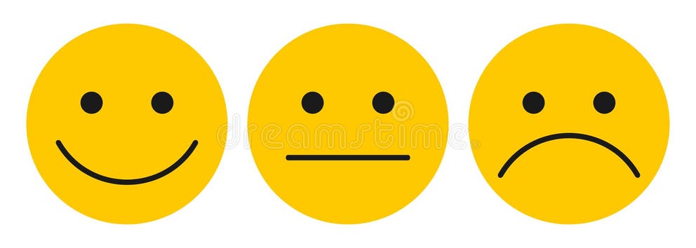Three Yellow Smilies - Vector Stock Vector - Illustration of medium ...
