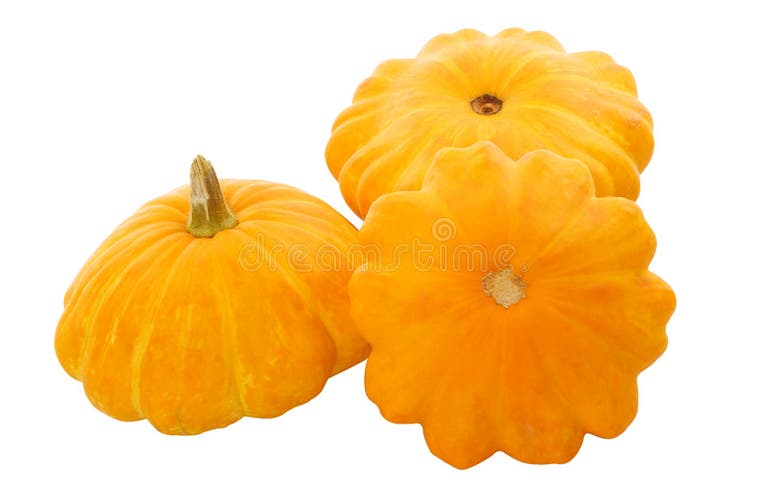 Three Yellow Squash, Isolated Stock Photo - Image of wholesome, food ...