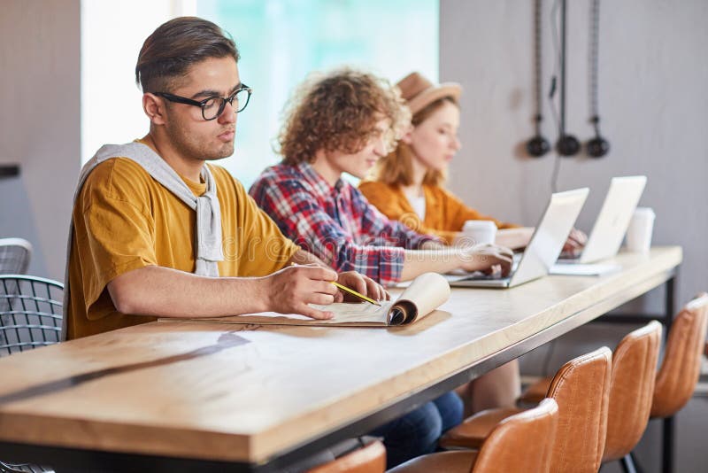 Individual work at school stock photo. Image of smile - 72609734