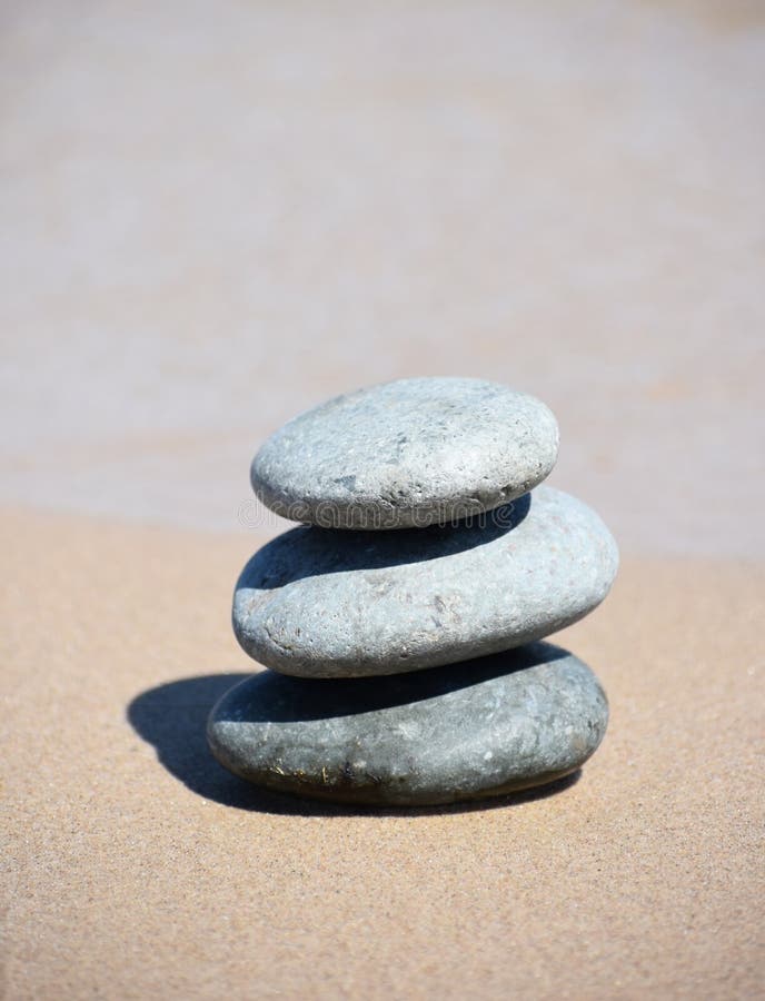 Three zen stones stock image. Image of stacked, peace - 97129807