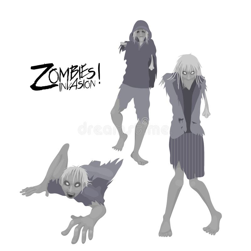 Zombie Invasion Stock Illustrations – 207 Zombie Invasion Stock ...