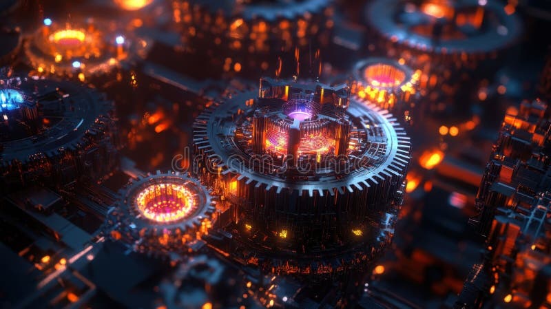 A Threedimensional Gear Mechanism Where Each Gear Represents a ...