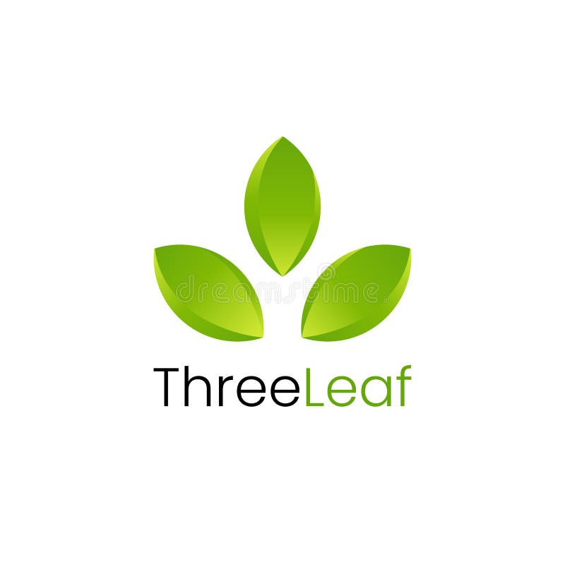 Threeleaf Logo Stock Illustrations – 111 Threeleaf Logo Stock ...