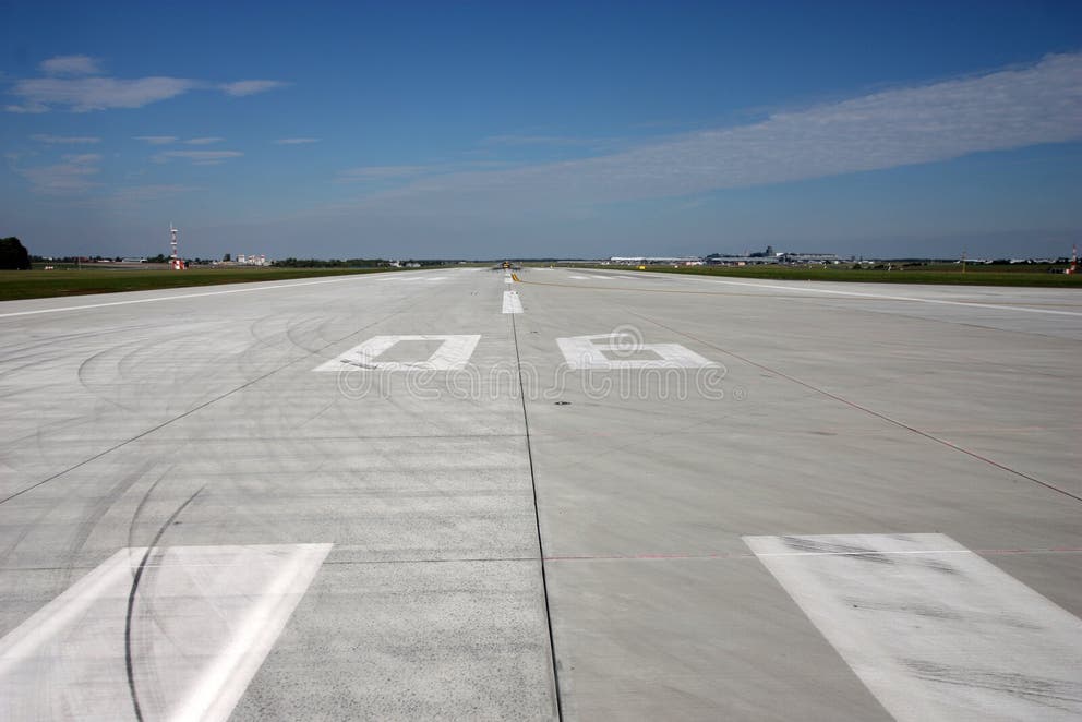 Runway stock photo. Image of view, road, runway, airfield - 29826472