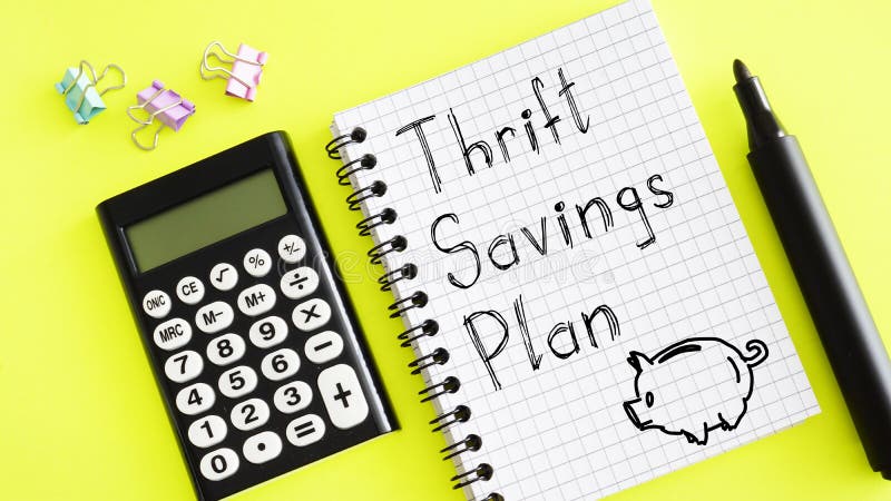 Thrift Savings Plan TSP is Shown Using the Text Stock Image - Image of ...