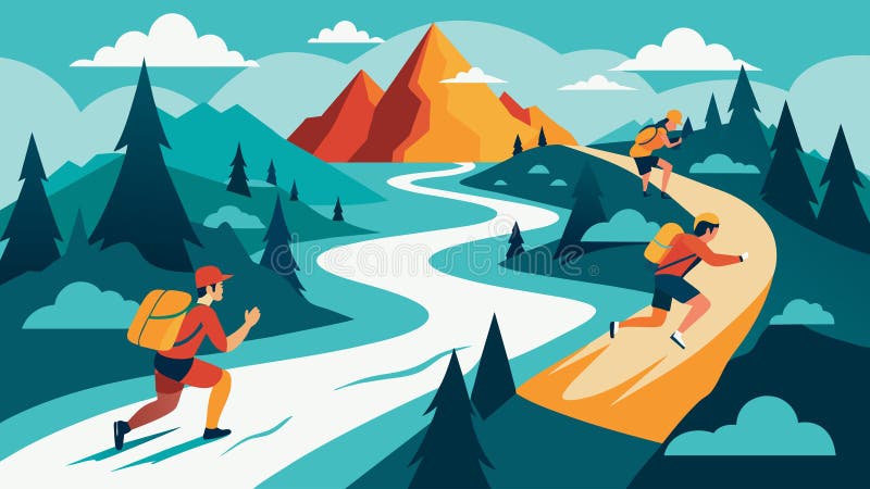 The Thrill of Competition Drives the Hikers Forward As they Navigate ...