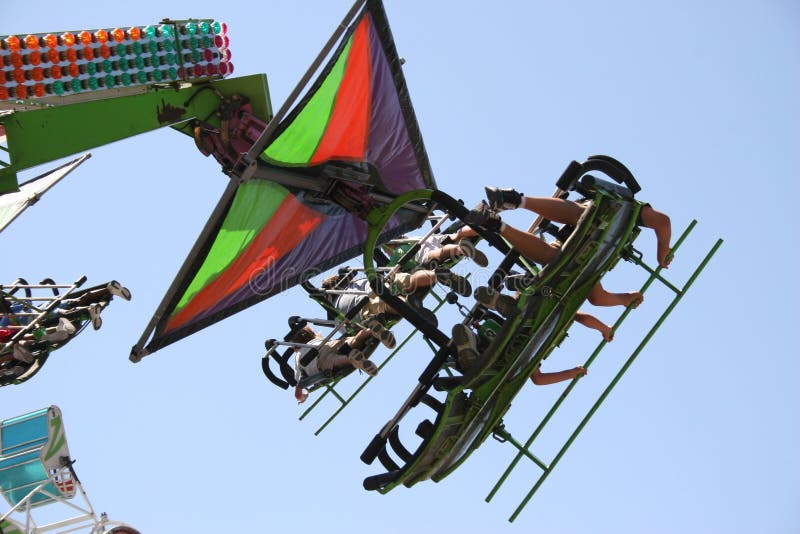 Thrill Ride stock image. Image of theme, coaster, fair - 1000905