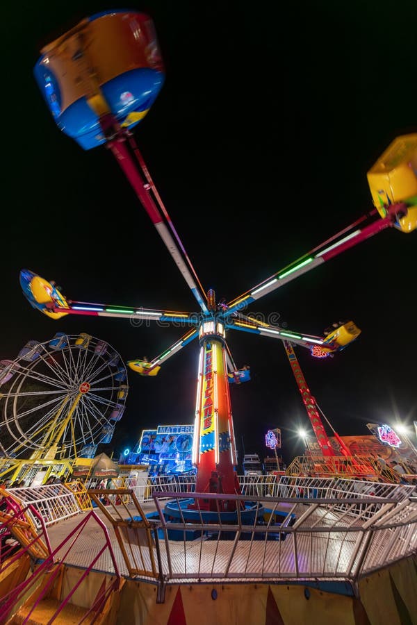 Thrill Ride at the 2024 Royal Darwin Show Stock Photo - Image of ...
