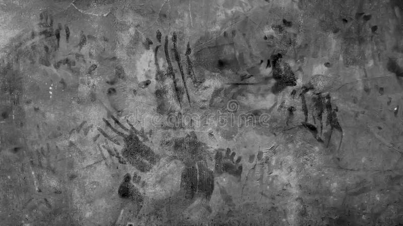 Thriller Evil Hand on Wall Texture, Spooky Wall Background Stock Image ...