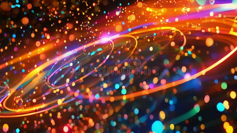 A Thrilling Display of Neon Lights Representing the Unification of Two ...