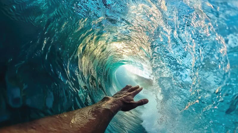 Thrilling First Person View of Surfing Inside a Barrel Wave Adventure ...